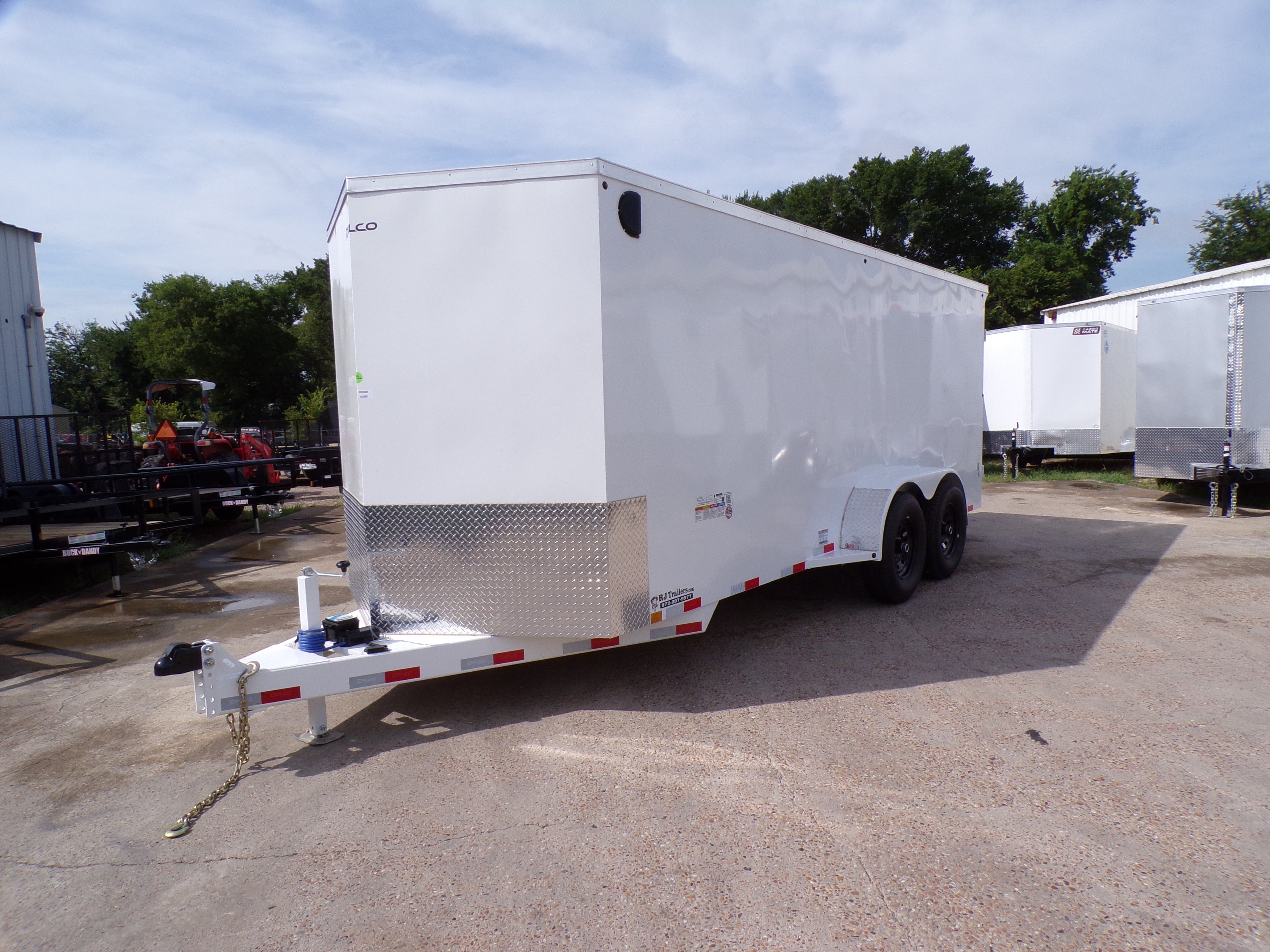 6'8" x 12'TA All-Steel Enclosed Trailer Cargo Delco #E712 – RJ Trailers